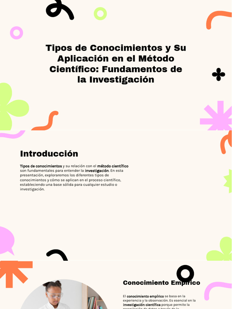 Slidesgo Tipos de Conocimientos y Su Aplicacion en El Metodo Cientifico ... Slidesgo Tipos de Conocimientos y Su Aplicacion en El Metodo Cientifico ...