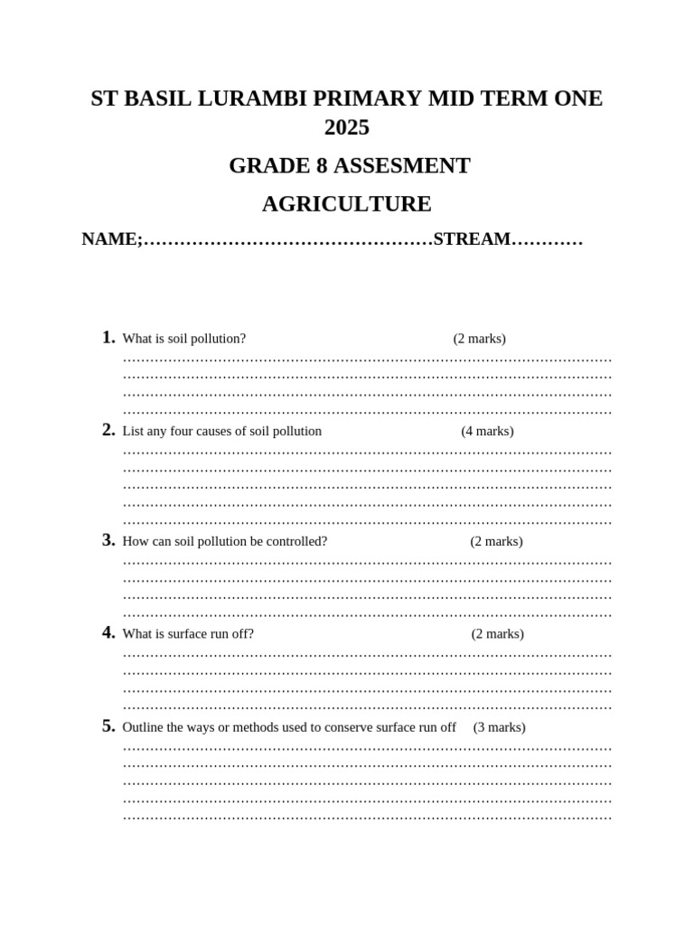 GRADE 7 AGRIC | PDF | Human Impact On The Environment | Environmental ...