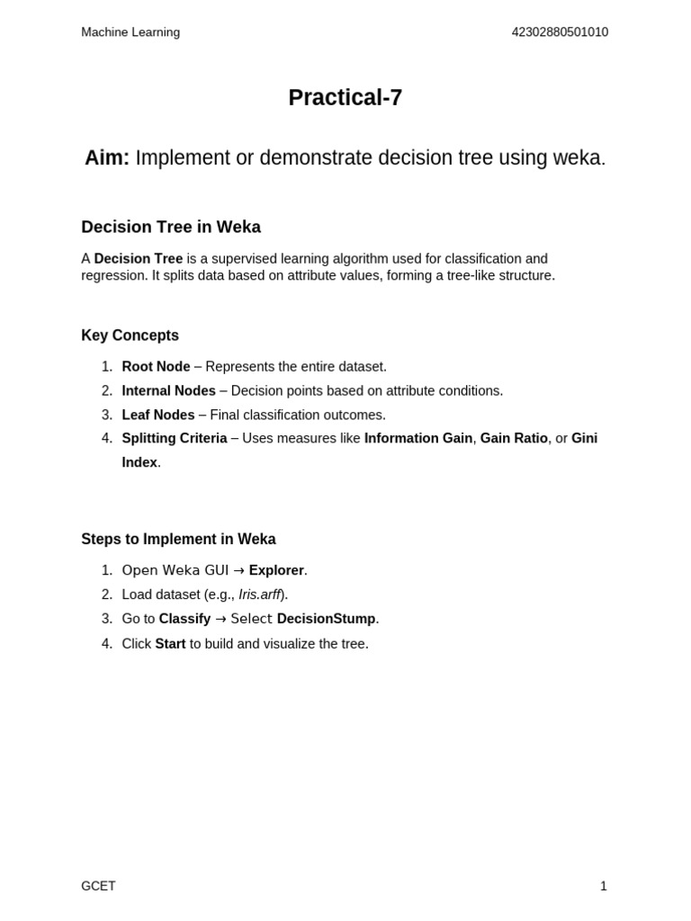 ML Practical-7 | PDF