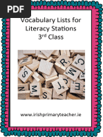 Tier 2 Vocabulary List by Grade Level INTERACTIVE | PDF