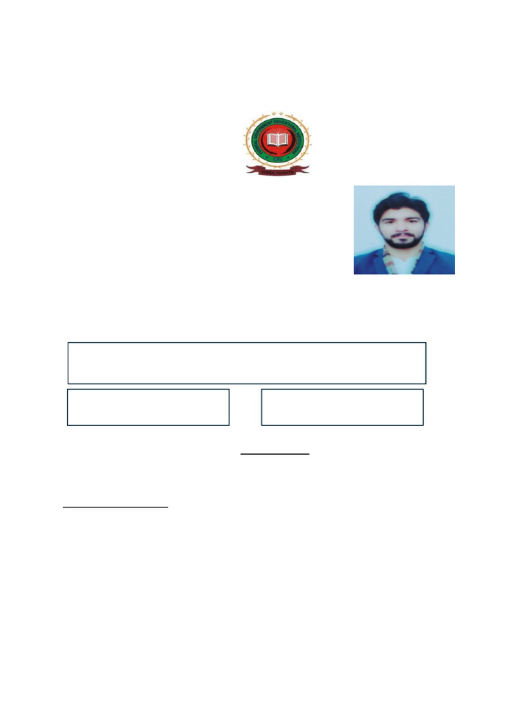 Muhammad Waleed: Candidate Name | PDF
