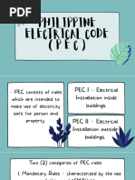 Philippine Electrical Code | PDF | Electrical Wiring | Fuse (Electrical)