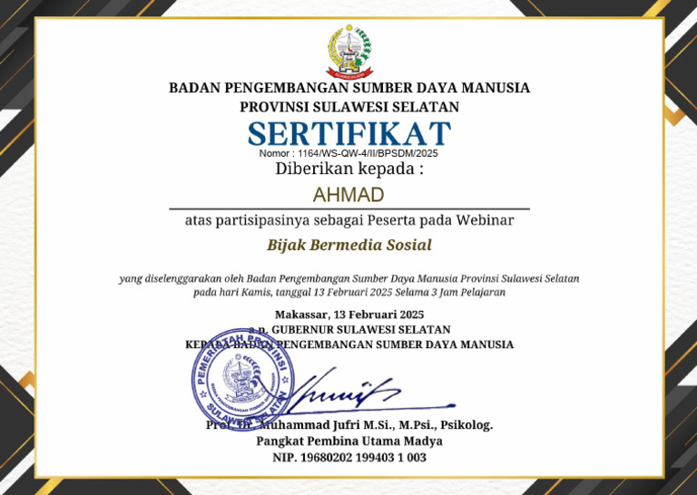 AHMAD - Kantor Kecamatan Sarudu - Pemerintah Kabupaten Pasangkayu | PDF