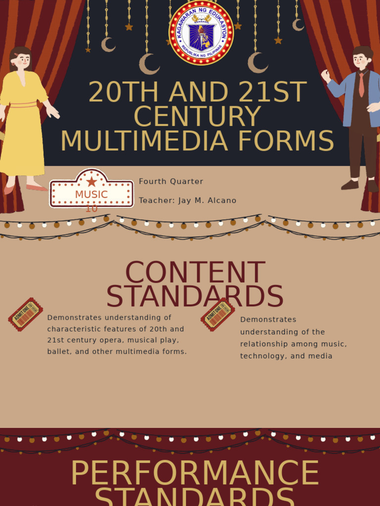 20th and 21st Century Multimedia Forms | PDF | Opera | Performing Arts