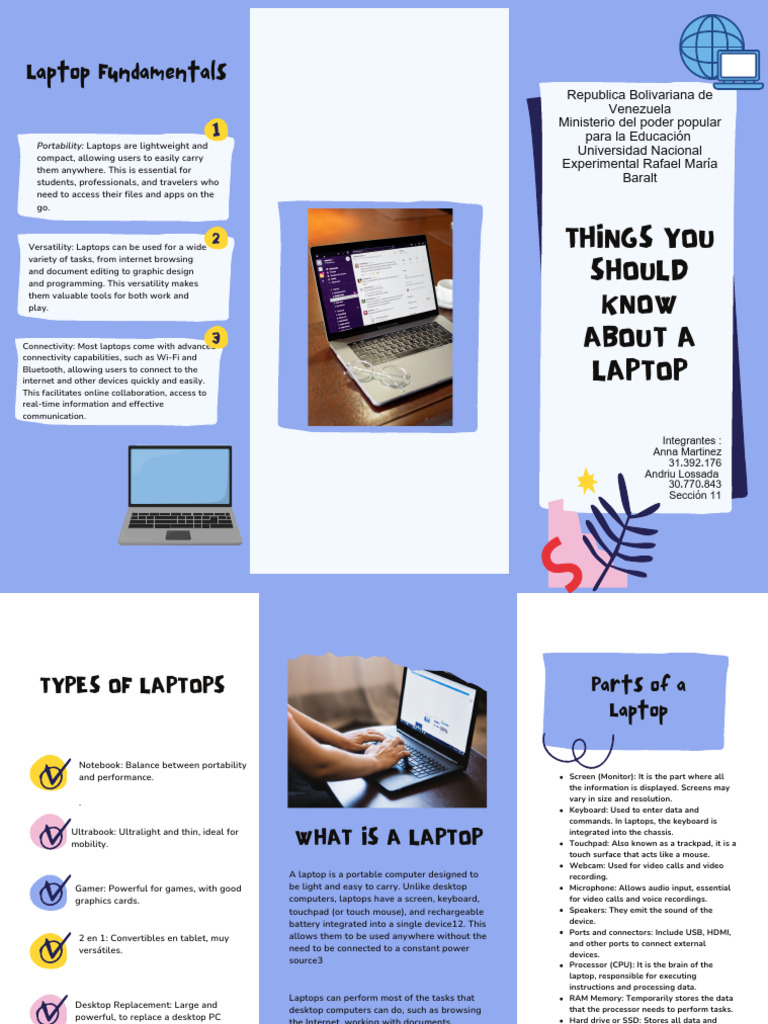 Folleto Infantil para Actividades Proyectos con Niños Orgánico Bonito Azul y Blanco | PDF ...