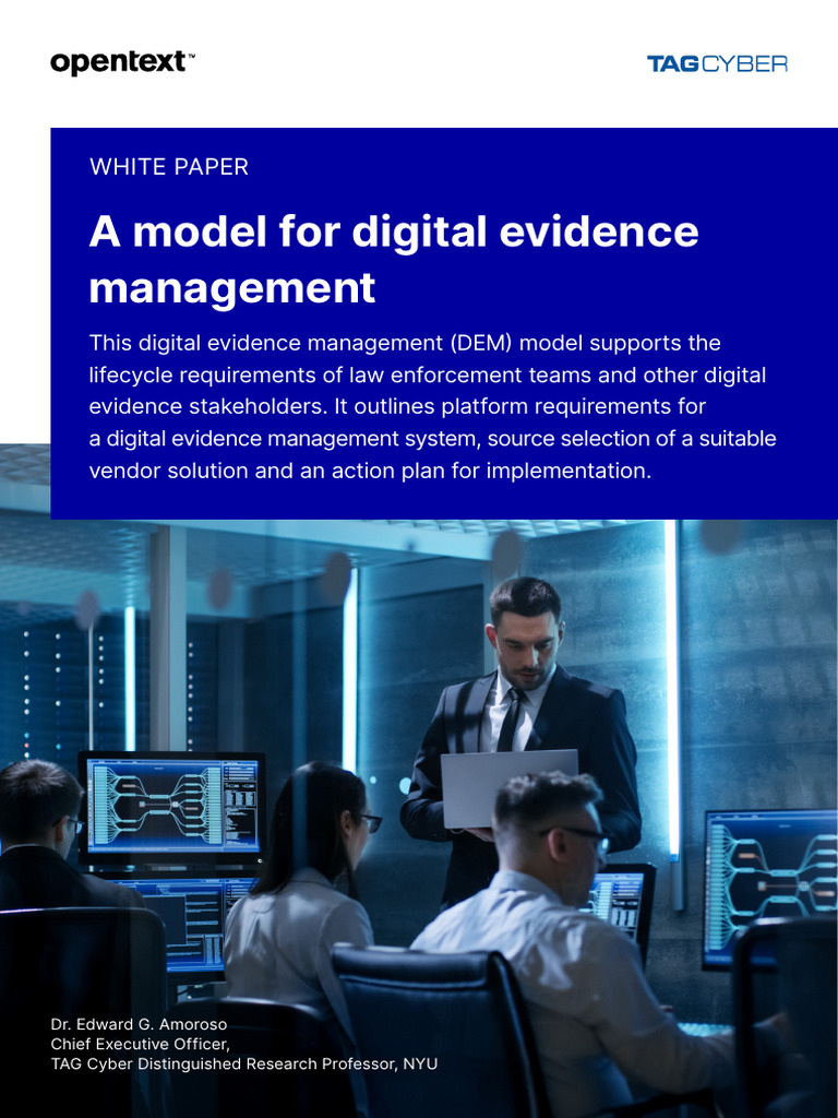 Digital Evidence Management Model | PDF | Computer Security | Security