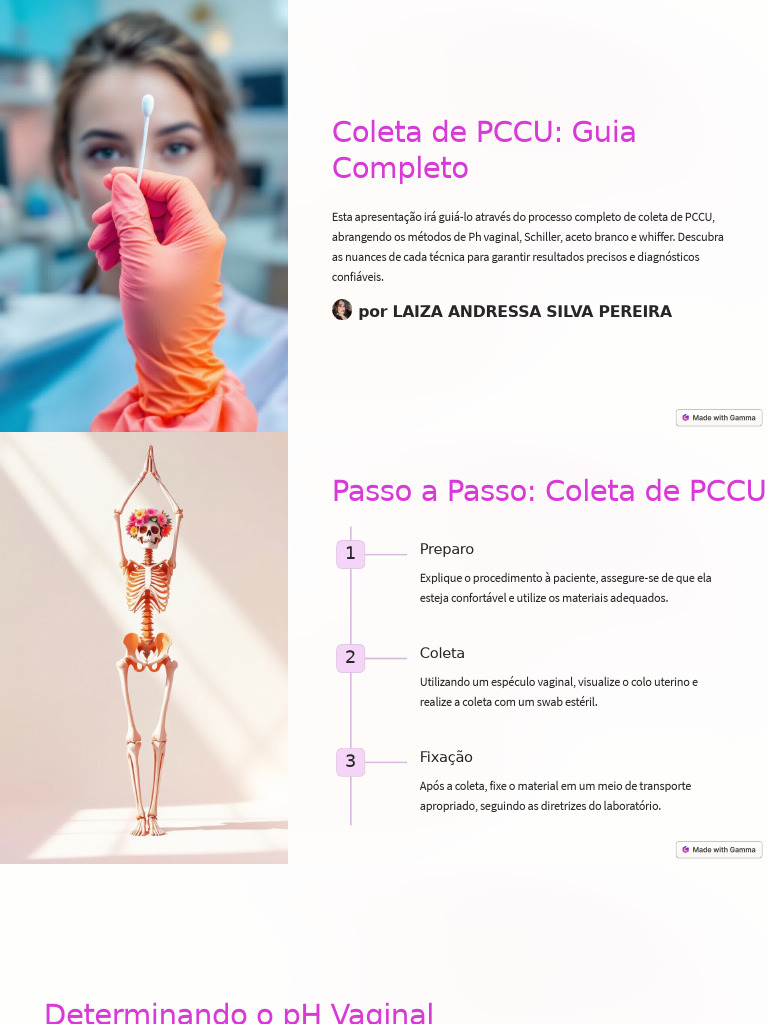 Guia Completo de Coleta de PCCU | PDF | Ph | Vagina