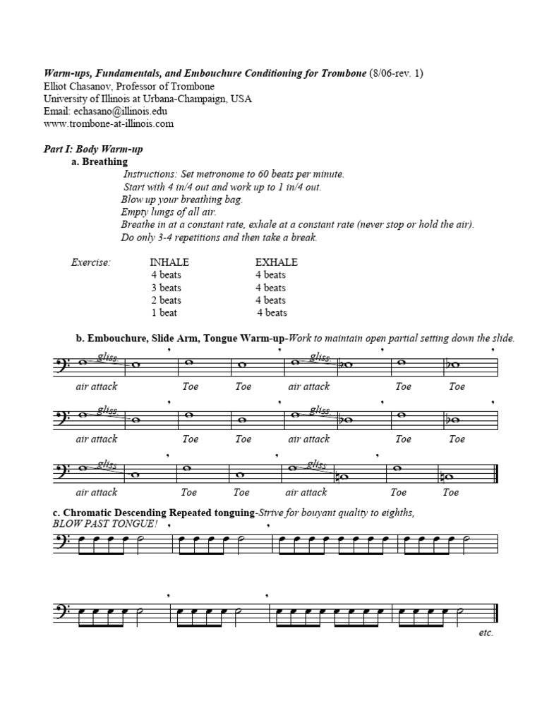 Warm Ups | PDF | Musical Techniques | Musical Compositions