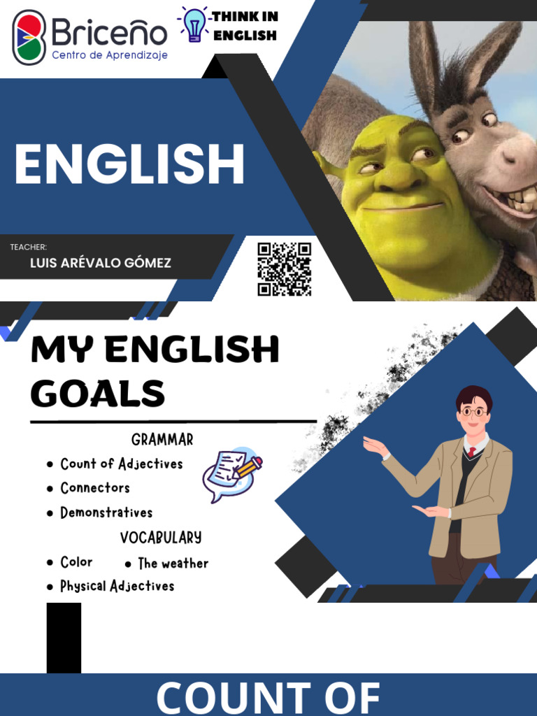 English Grammar: Adjectives & Connectors | PDF