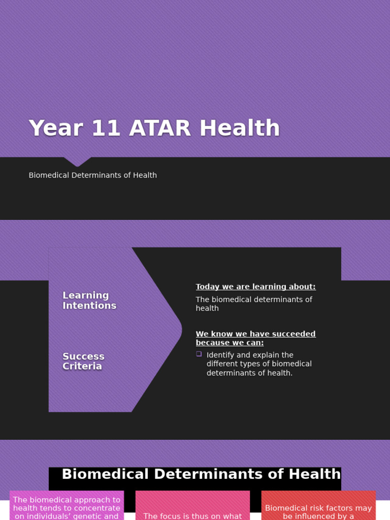 Biomedical Determinants of Health (1) | PDF | Obesity | Low Birth Weight