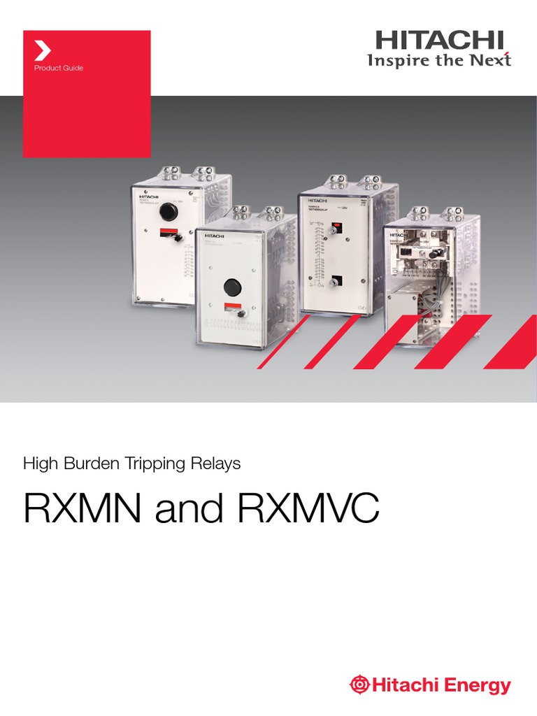4CAE000328 - en - C - High Burden Tripping Relay | PDF | Relay | Inductor