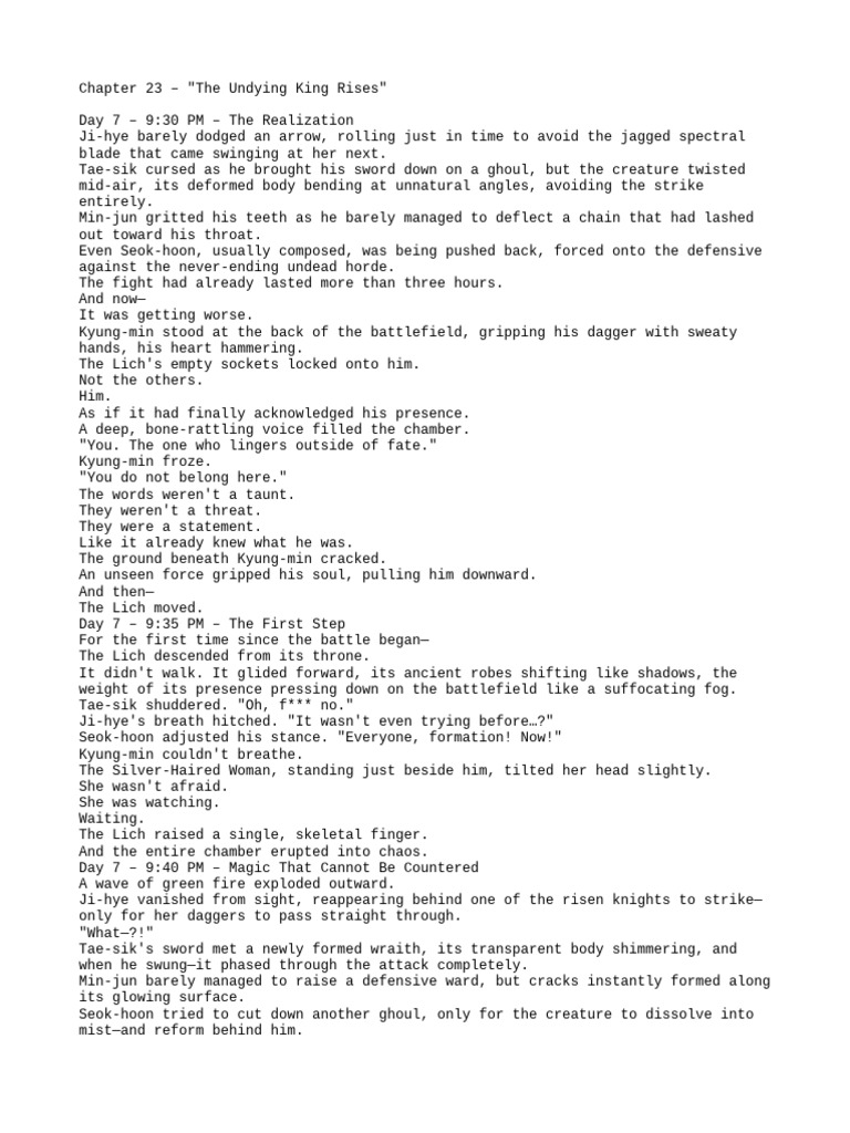 The Lich's Unbreakable Curse | PDF