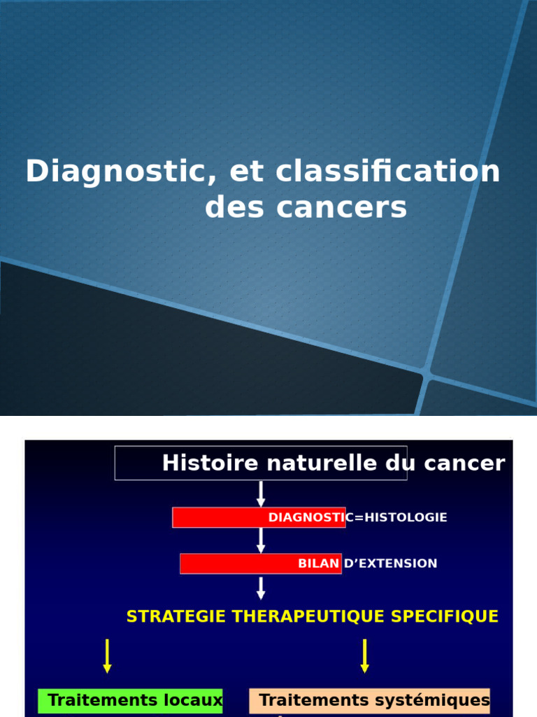 Diagnostic et Classification des Cancers | PDF | Cancer | Cancer du côlon