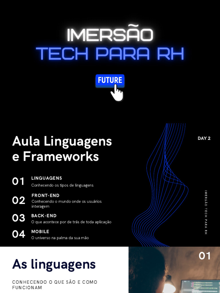 [Aula+2]+Linguagens+e+Frameworks | PDF | Script Java | Php