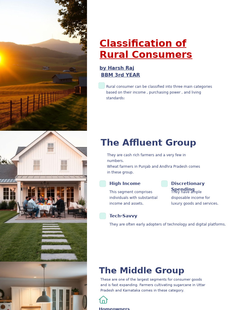 Rural Consumer Classification Guide | PDF | Poverty | Poverty ...