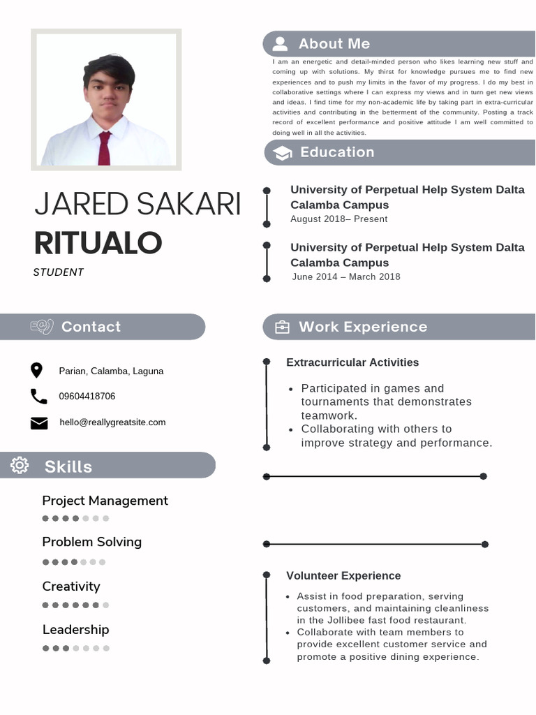 Energetic Problem Solver with Leadership Skills | PDF