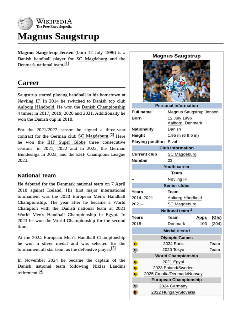 Magnus_Saugstrup | PDF | Sports