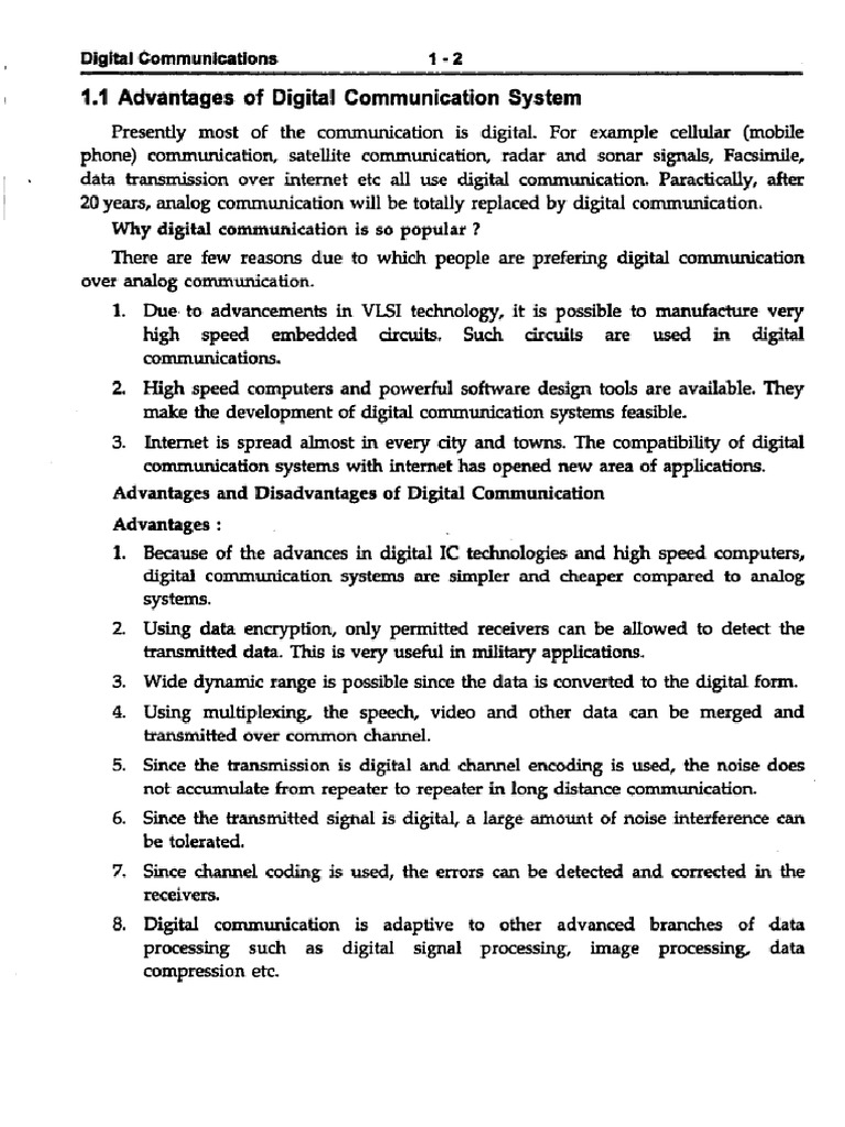 Block diagram of Digital Communication | PDF