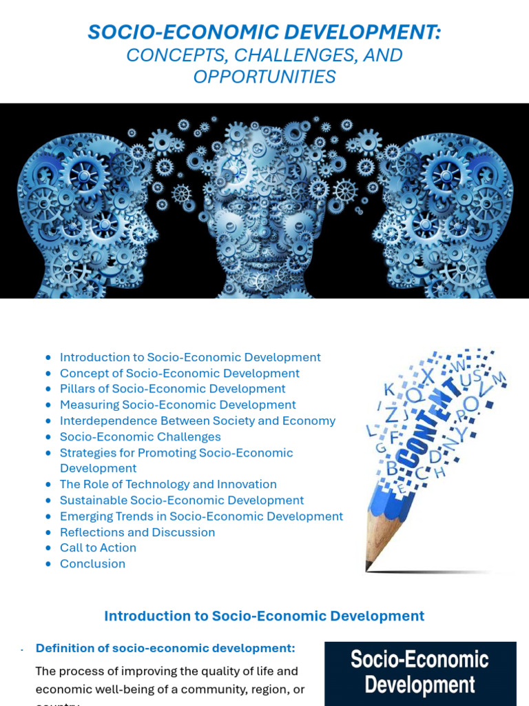 SLP SP 25 Session One - Socio-Economic Development | PDF | Gross ...