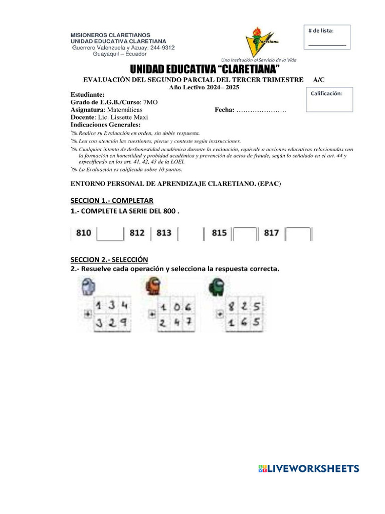 Matematicas de Septimo | PDF
