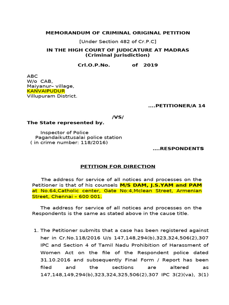 482 crpc OF DPC | PDF | Bail | Public Law