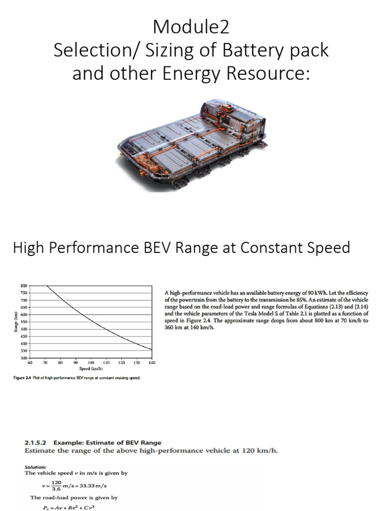 Battery Pack Sizing & Safety in EVs | PDF | Electric Vehicle | Hybrid ...