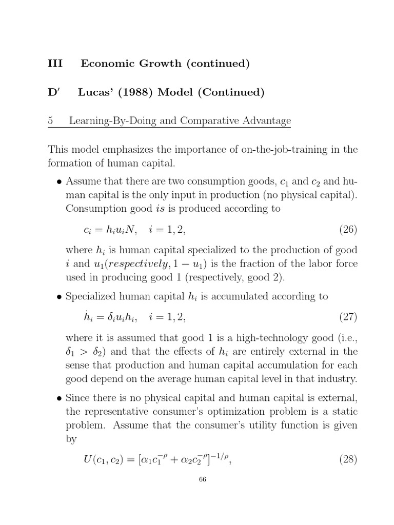 讲授课件4 | PDF | Human Capital | Economic Growth