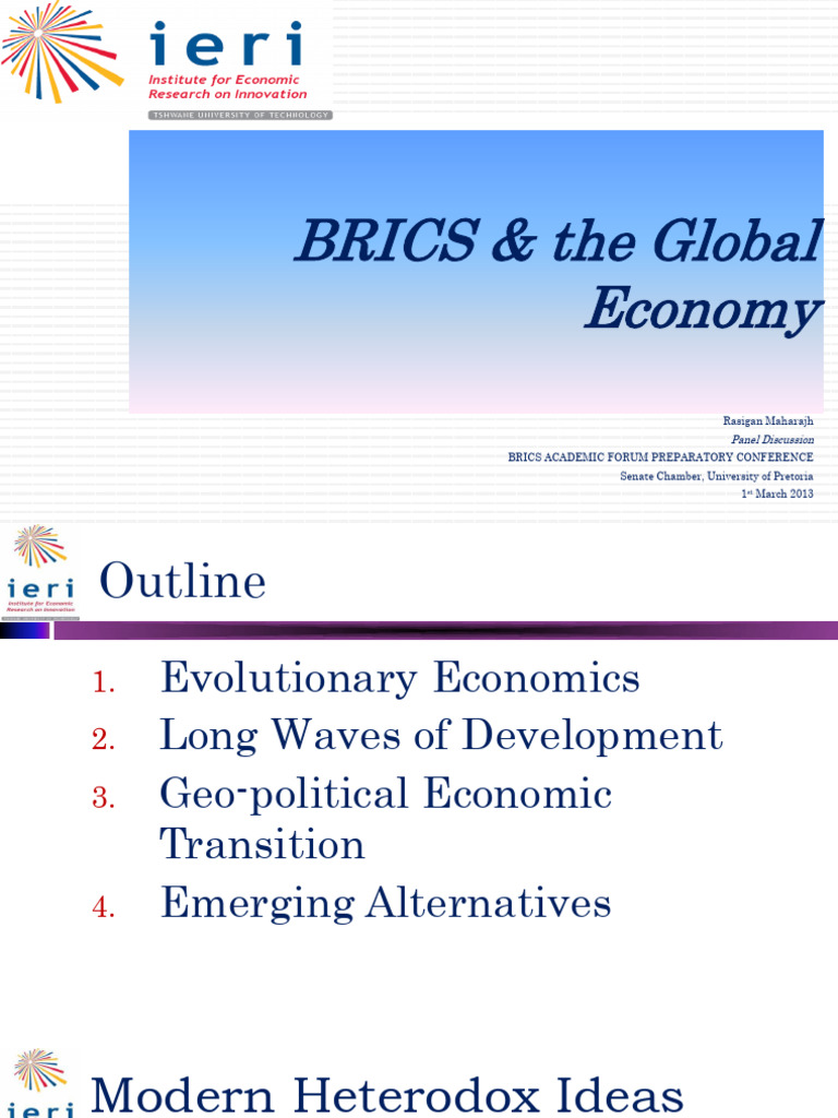 BRICS and the Global Economy | PDF | Economics | Institution