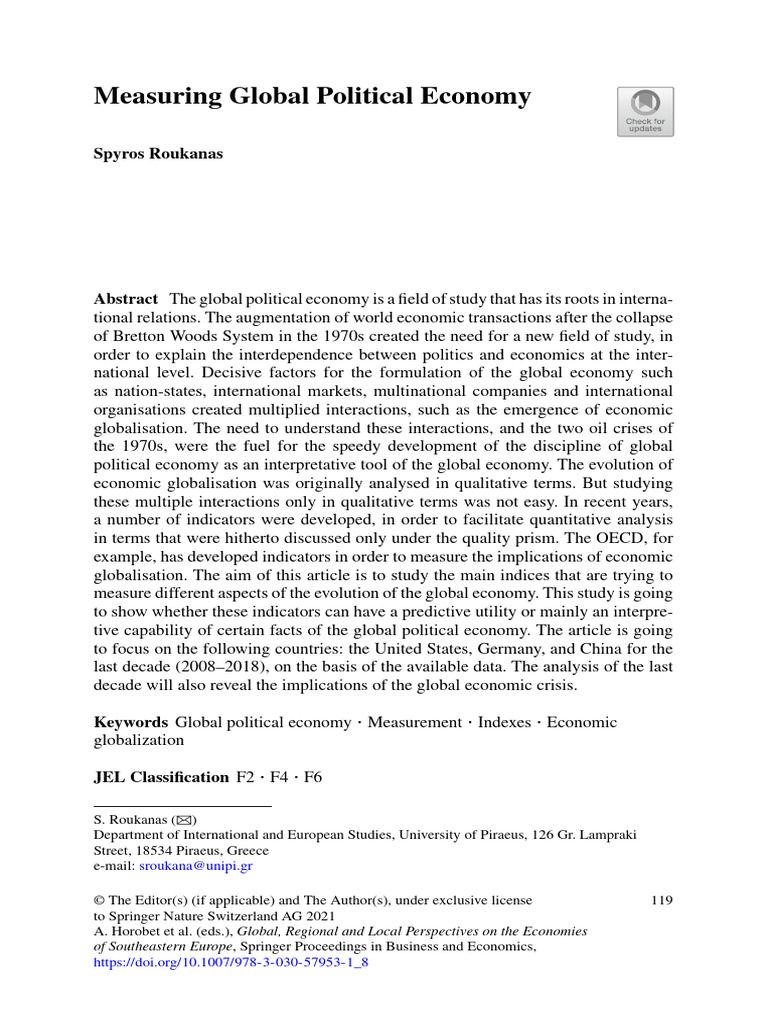 Measuring_Global_Political_Economy | PDF | Foreign Direct Investment ...