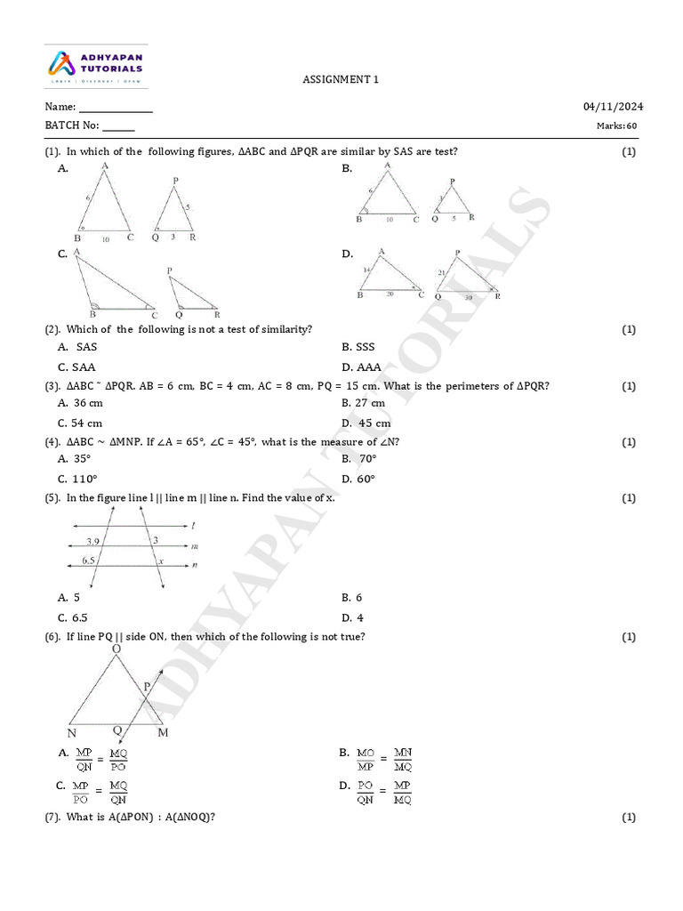 Share X GEOMETRY ASSIGNMENT CHP 1 | PDF | Euclidean Plane Geometry | Elementary Mathematics