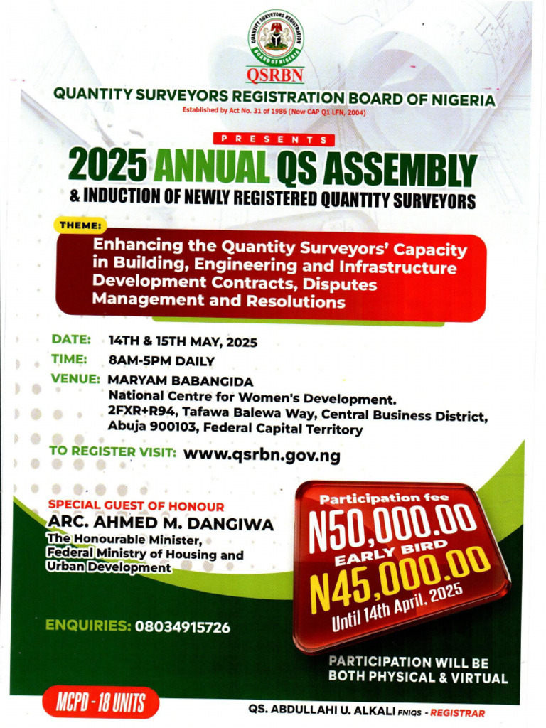 2025 Annual Assembly Flyer | PDF