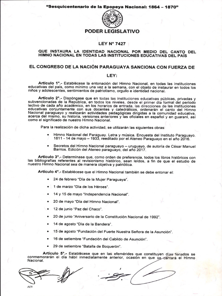 Ley N°7427-25 | PDF