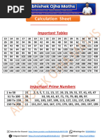 SSC CGL Calculation Practice Sheet | PDF | Qualifications ...
