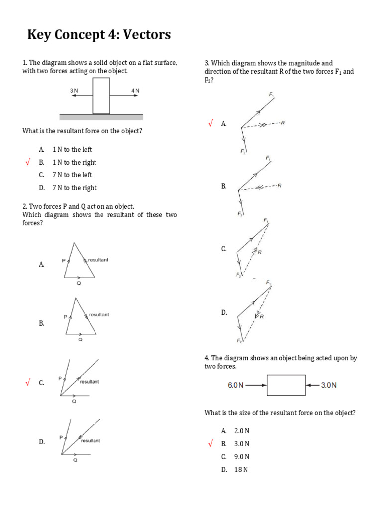 Resultant Forces and Vectors Explained | PDF | Force | Euclidean Vector
