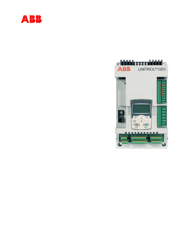 Zab - Un1020 User Manual 3bhs335648 E82 | PDF