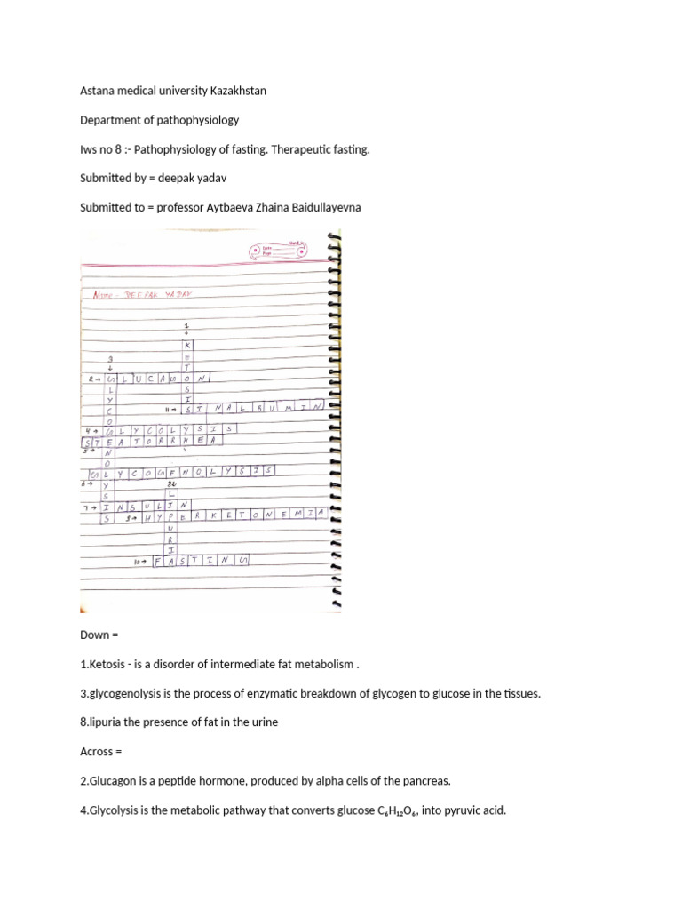 Pathophysiology Iws 8 DK | PDF