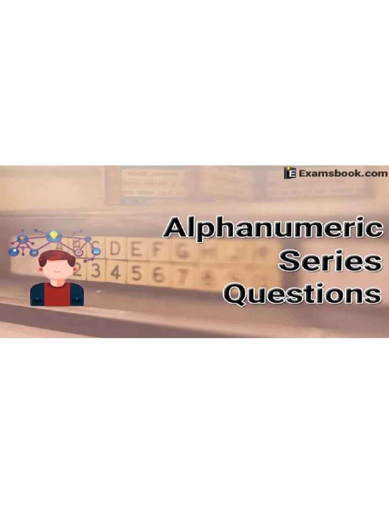 04.alpha Numeric Series | PDF