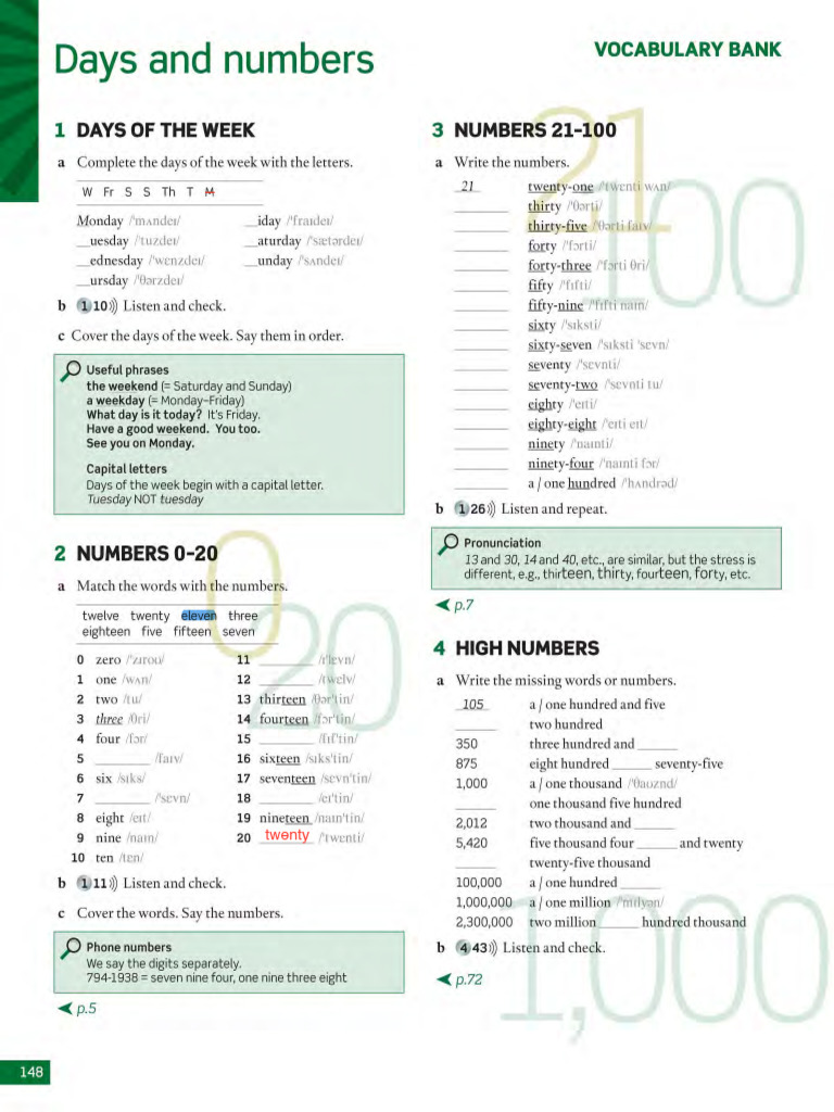Vocabulary Bank | PDF