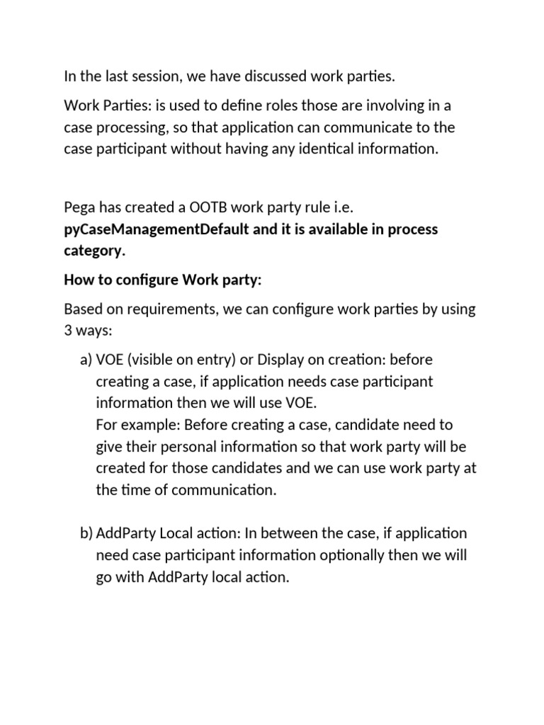 configuring a work party | PDF | Computing | Software