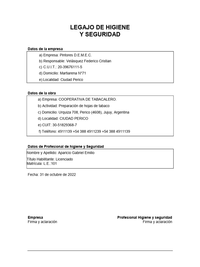 Ficha Tec Demec | PDF | Escalera | Valores