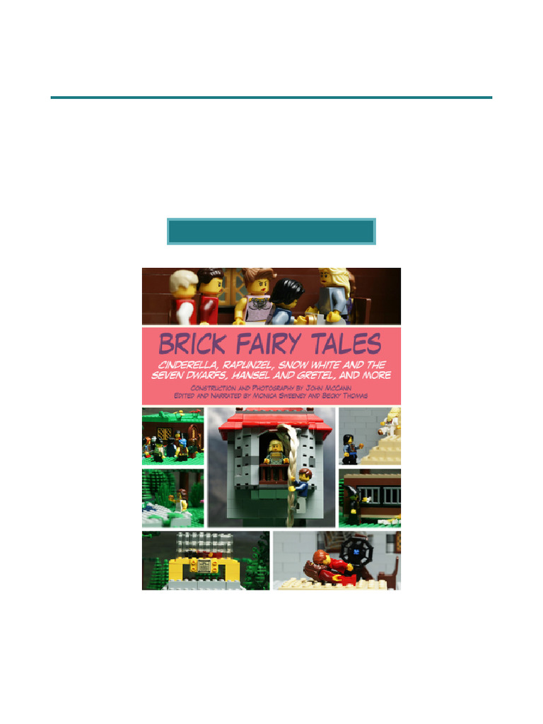 Save Big Brick Fairy Tales Cinderella, Rapunzel, Snow White and The ...