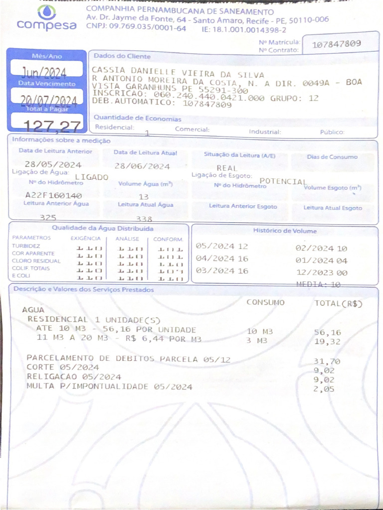 Comprovante de Residência | PDF