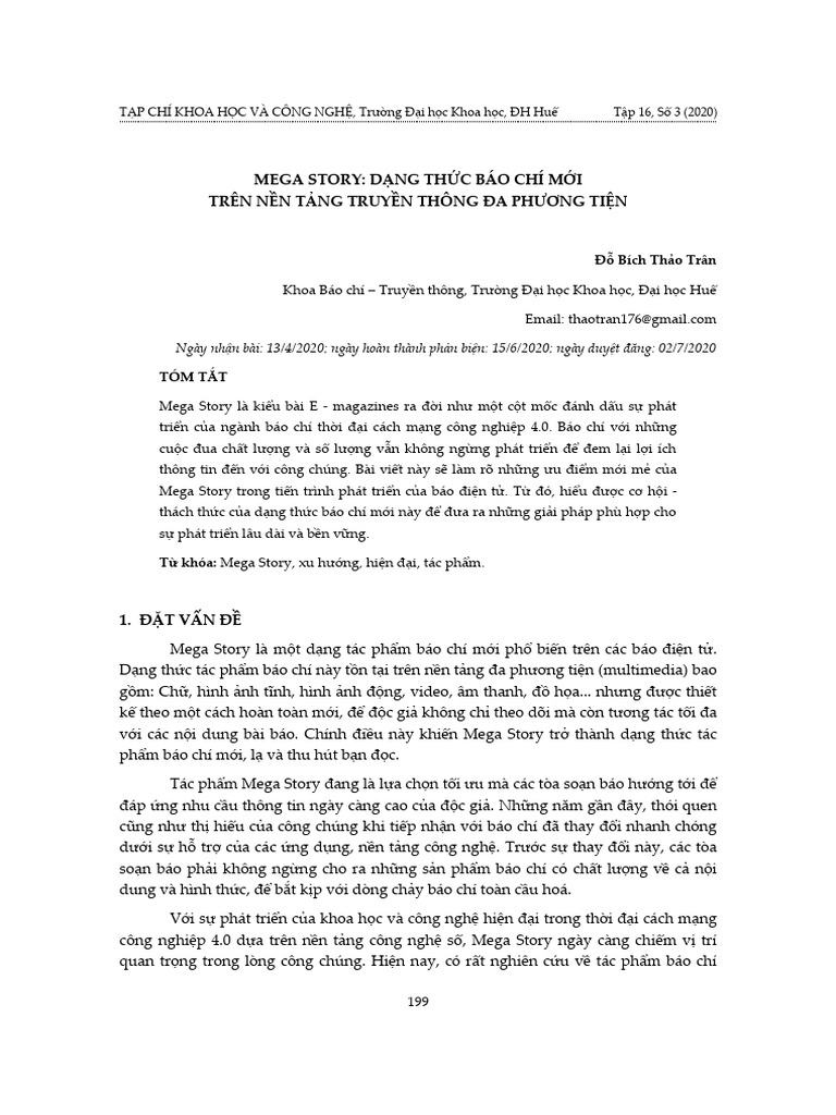 MEGA STORY - Do Bich Thao Tran | PDF