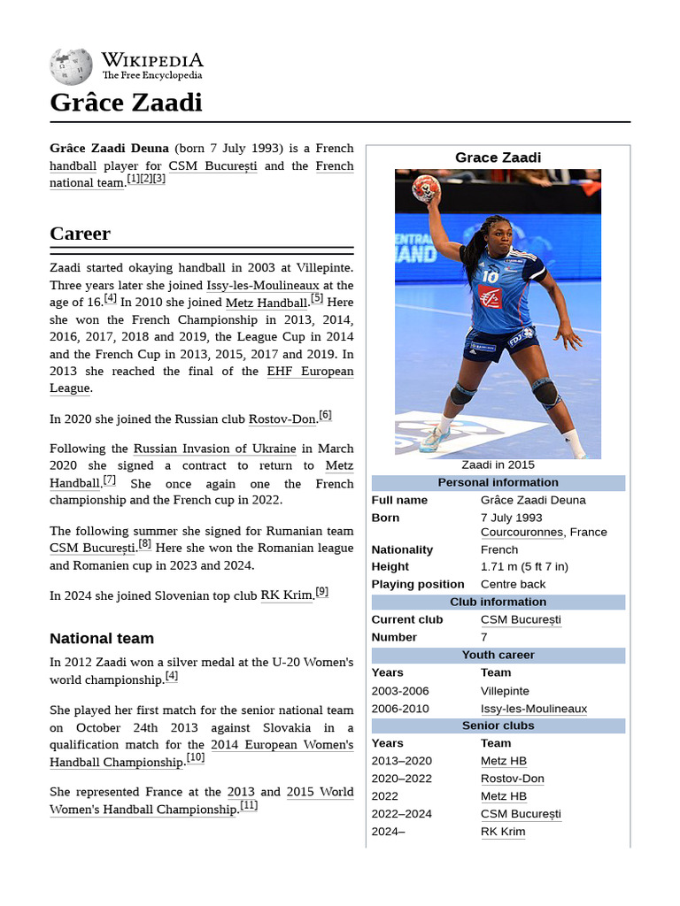 Grâce_Zaadi | PDF | Sports | Multi Sport Events