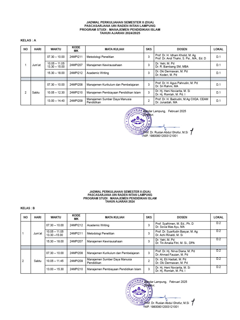 S2 Mpi SMT Genap 2025 | PDF