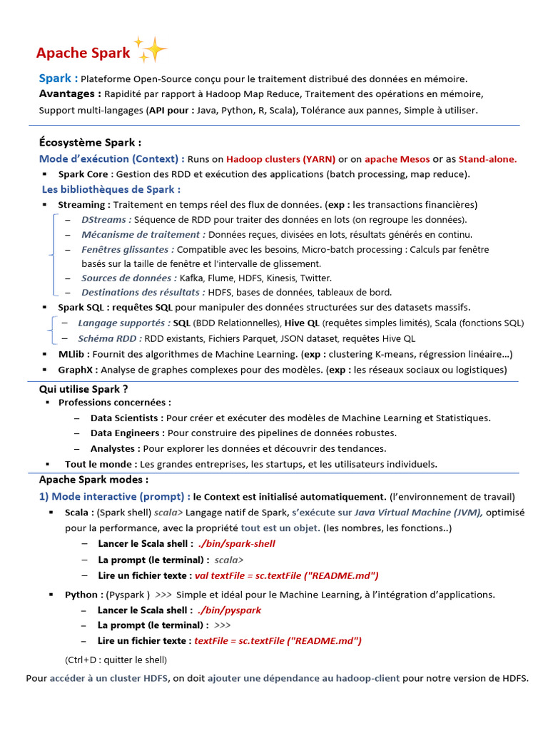 Big Data Spark | PDF | Apache Spark | Apache Hadoop