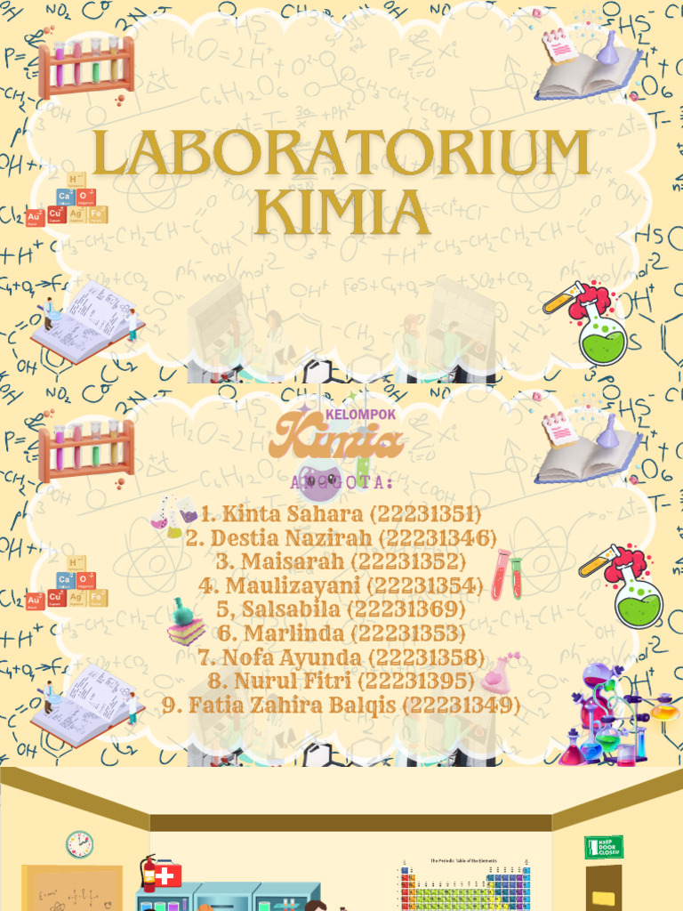 Daftar Anggota Dan Sarana Prasarana Kimia Pdf