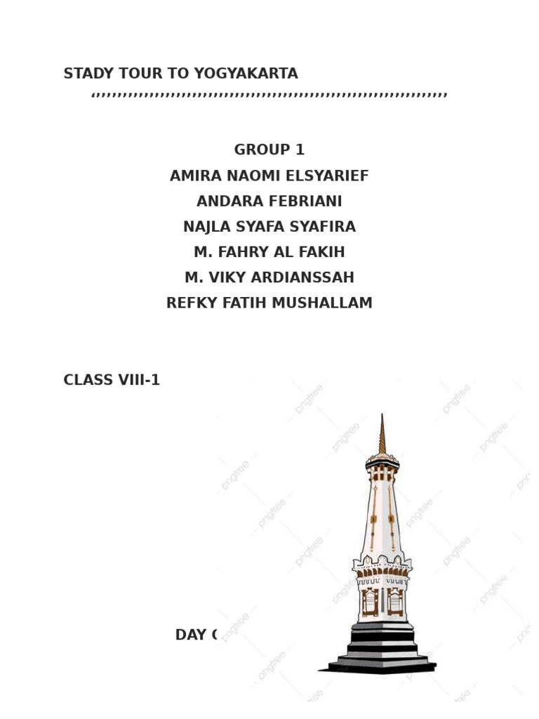 Stady Tour To Yogyakarta 2 | PDF