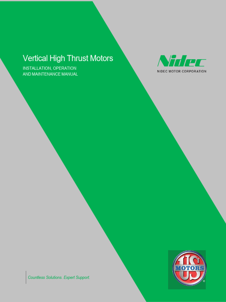 Vertical High Thrust Motors: Installation, Operation and Maintenance ...