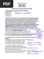 IMAT Physics Formula Sheet | PDF | Area | Velocity